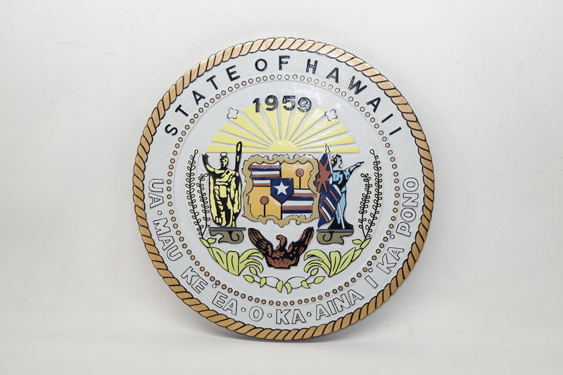 Hawaii State Seal Plaque – Scalecraft