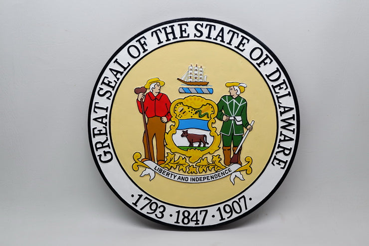 Delaware State Seal Plaque – Scalecraft