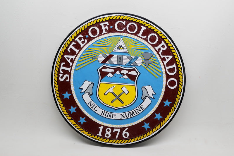 Colorado State Seal Plaque – Scalecraft