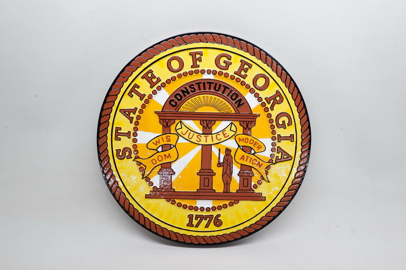 Georgia State Seal Plaque – Scalecraft