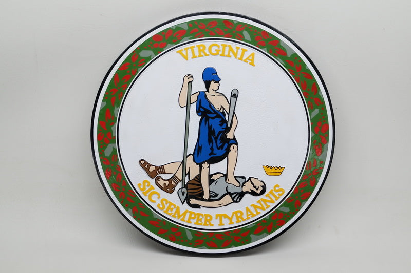 Virginia State Seal Plaque – Scalecraft
