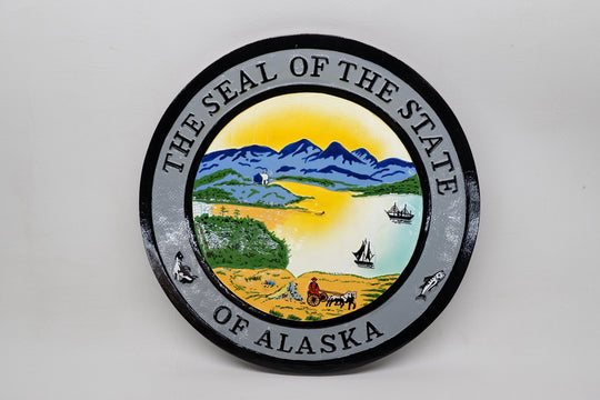 Alaska State Seal Plaque – Scalecraft