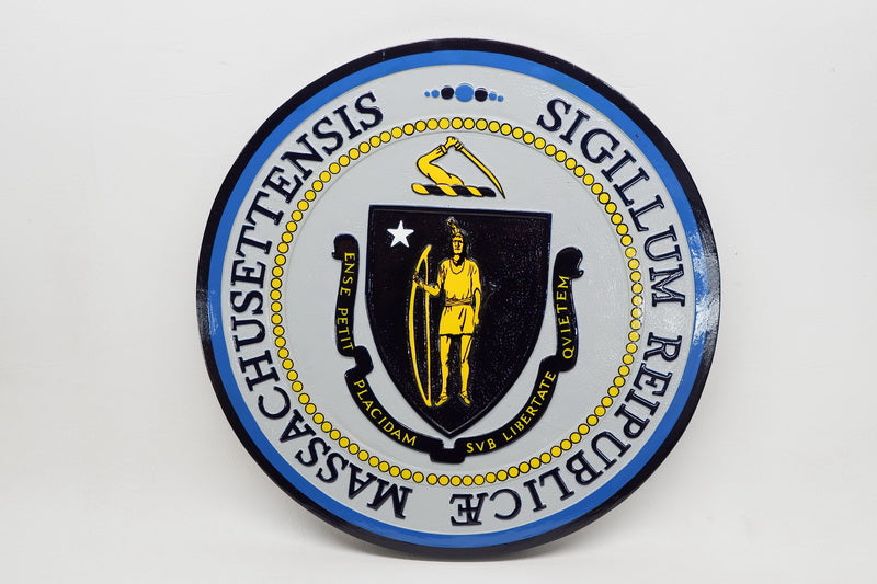 Massachusetts State Seal Plaque – Scalecraft