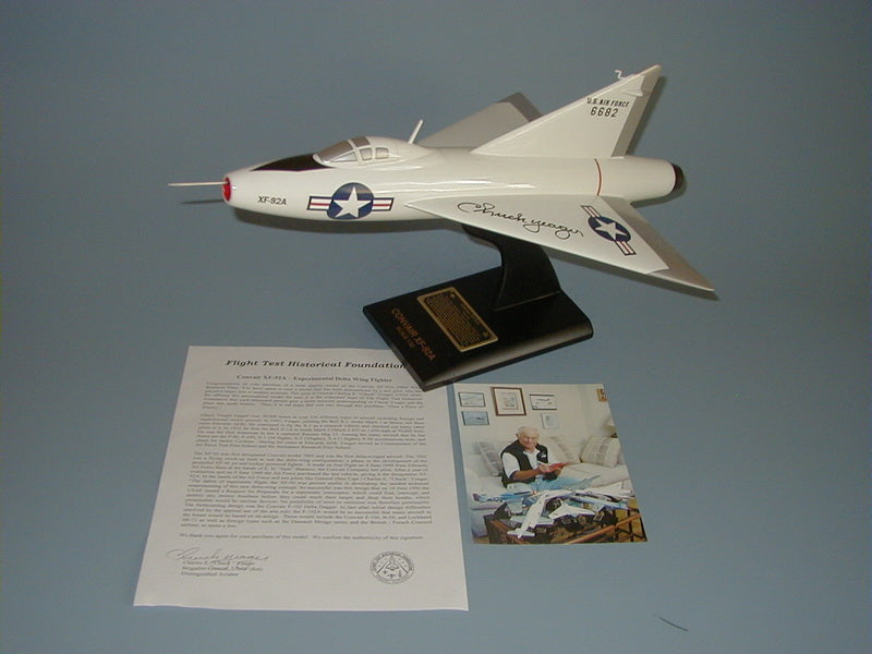 Convair XF-92 // USAF - NASA (signed) – Scalecraft
